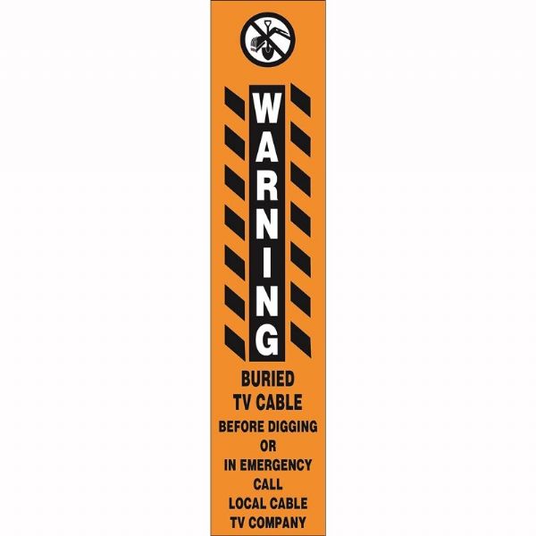 CATV Warning Decal - Budco Cable Supplies