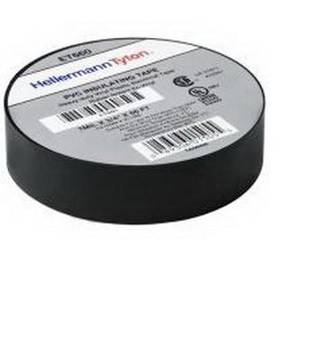 HellermanTyton | Black Electrical Tape | Budco Cable Supplies