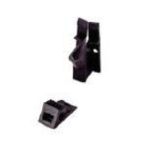 Forte | Vinyl Vertical Siding Cable Clips - RG6. Black | Budco Cable