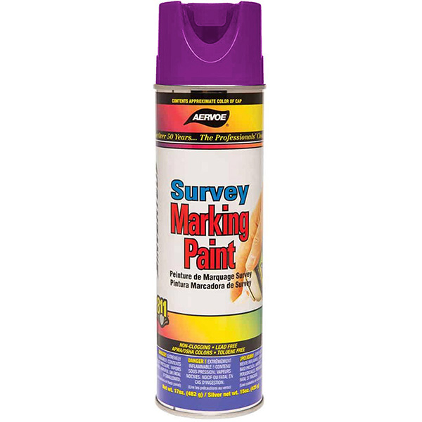 Aervoe Marking Paint 212 | Purple Underground Cable Marking Paint ...