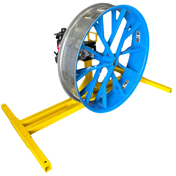 Reel EZ | Fiber and Cable Capstan 42x8 Wheel | Budco Cable Tools