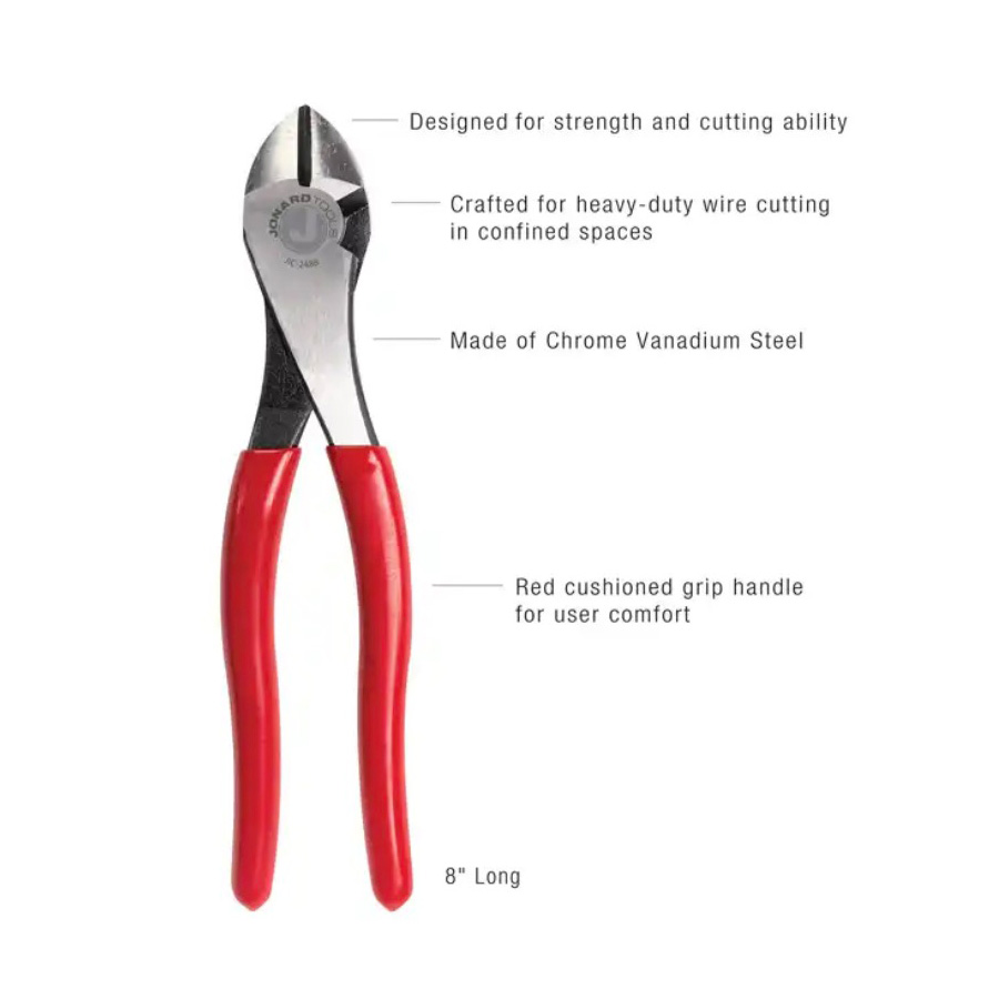 Jonard | JIC 2488 High Leverage Cutting Pliers | Budco Tools